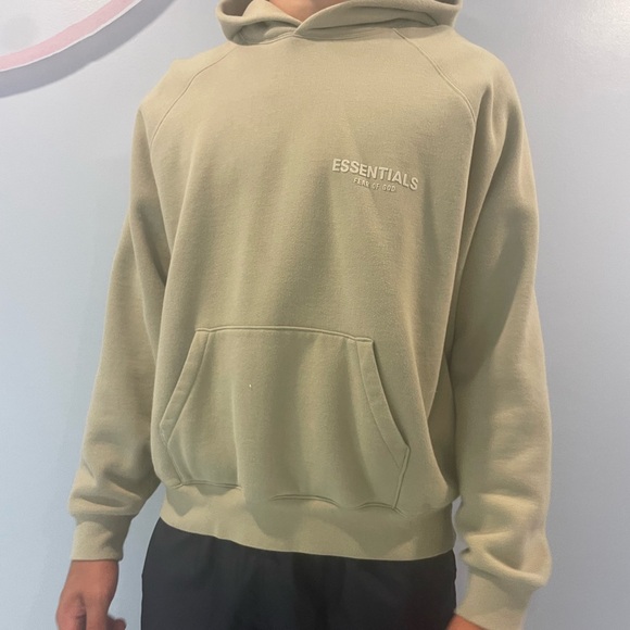 Essentials | Shirts | Essentials Olive Green Hoodie | Poshmark